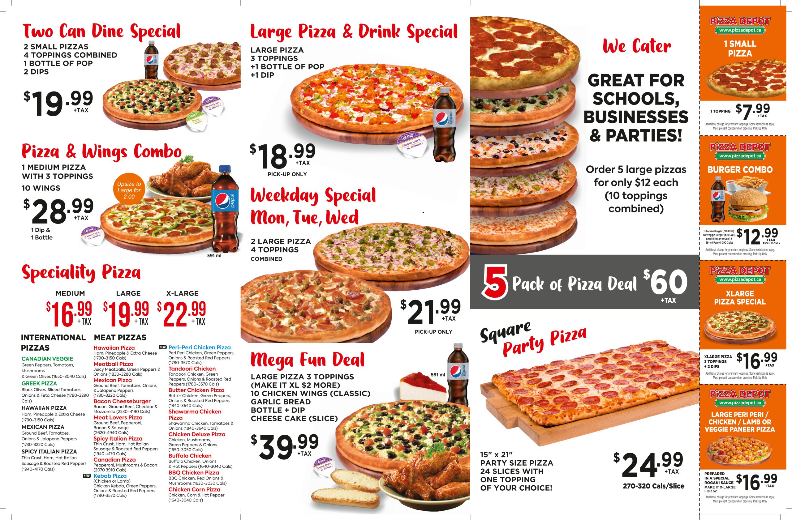 The Best Pizza and chicken wing Deals & Promotions in GTA Toronto ...